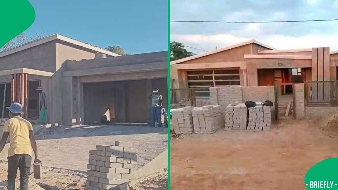 “King of Builders”: Tzaneen Man Shows Off Large Modern House Under ...