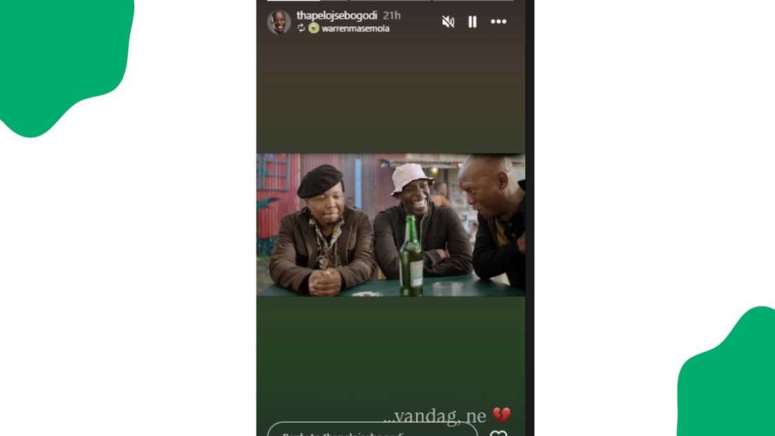 'The River' Actor Thapelo Sebogodi Remembers Late Friend Presley ...