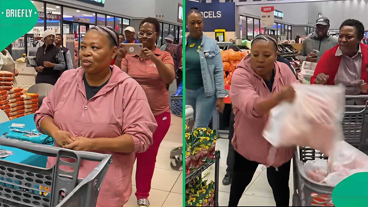 "She Did Very Well": Mama Stuns Mzansi With Impressive 1-Minute Trolley ...
