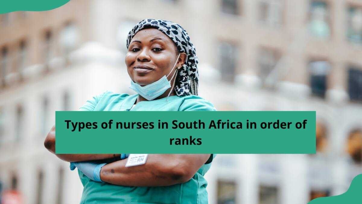 Types of nurses in South Africa in order of ranks and their salaries in ...