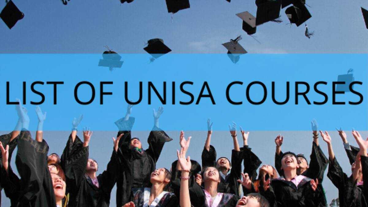 List of UNISA courses for 2023/2024: fees, requirements, contact ...
