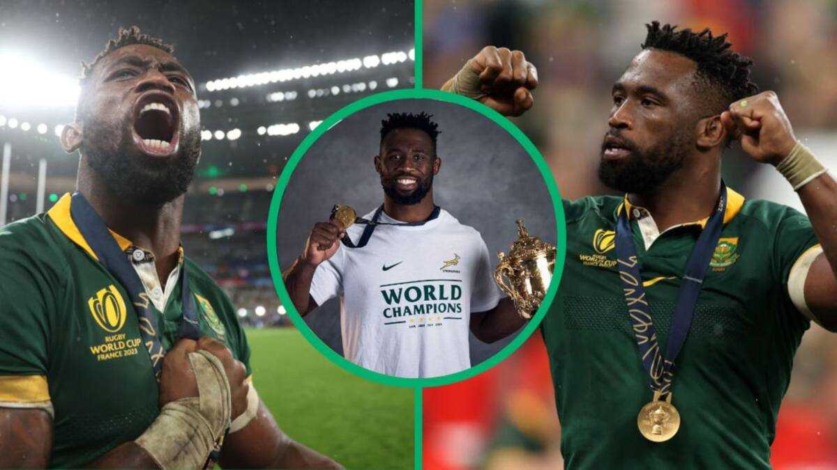 RWC: Siya Kolisi Chews on Gold Medal in Cheeky TikTok Video, Mzansi ...