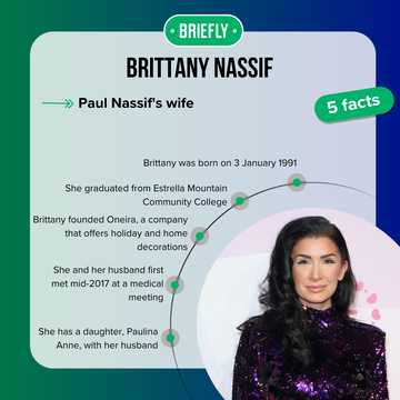 Who is Brittany Nassif? Everything about Paul Nassif's wife - Briefly.co.za