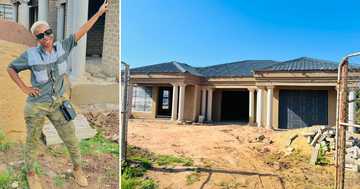 Limpopo Construction Queen Celebrates Completing Beautiful Home in 2 ...