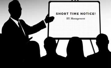 All you need to know about short time notice as an alternative to ...