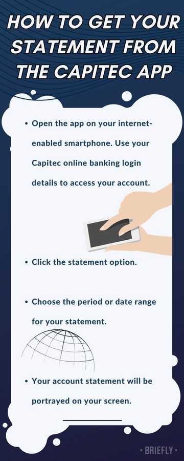 How to get a bank statement from the Capitec app: Easy steps for 2024 ...