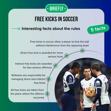 Quick guide: Direct vs indirect free kick in soccer rules - Briefly.co.za