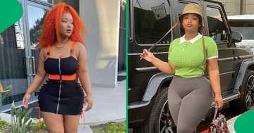 Cyan Boujee Turns Heads in Figure-Hugging Jumpsuit - Briefly.co.za