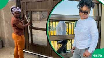 SA Wowed by Woman’s Easy and Secure Foldable Aluminium Washing Line in ...