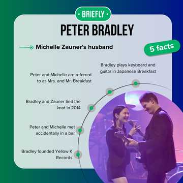 Who is Michelle Zauner's husband? All about Peter Bradley - Briefly.co.za