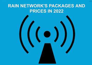 Rain network's packages and prices in 2022: Here are the 5G, 4G/LTE ...