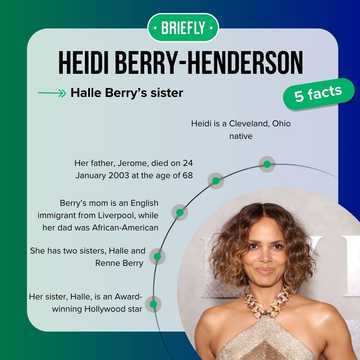 Who is Heidi Berry-Henderson? Meet Halle Berry’s sister - Briefly.co.za