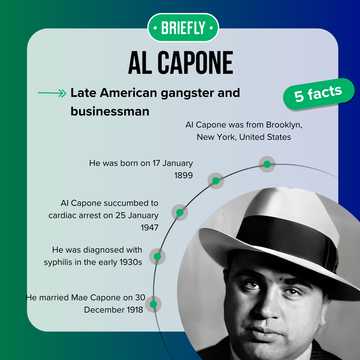 How did Al Capone get syphilis? Everything you should know - Briefly.co.za