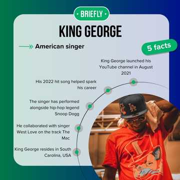 Who is King George? Singer's age and path to R&B stardom - Briefly.co.za