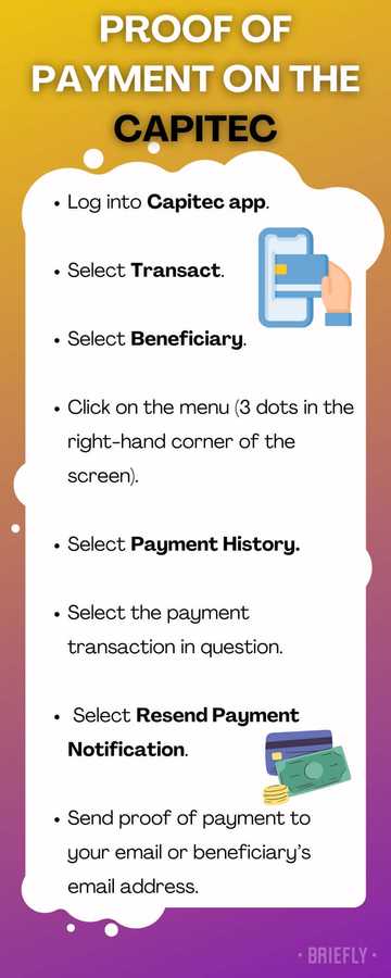 How to get your proof of payment on the Capitec app (2024) - Briefly.co.za