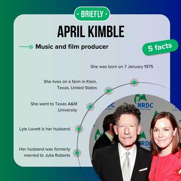 What does April Kimble do? All we know about Lyle Lovett's wife ...