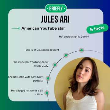 Jules Ari: Everything you need to know about the YouTube star - Briefly.co.za