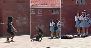 Cape Town Schoolgirl Defeated by High Heels As She Takes Huge Tumble in ...