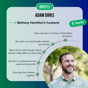 Who is Adam Dirks? Get to know Bethany Hamilton's husband - Briefly.co.za