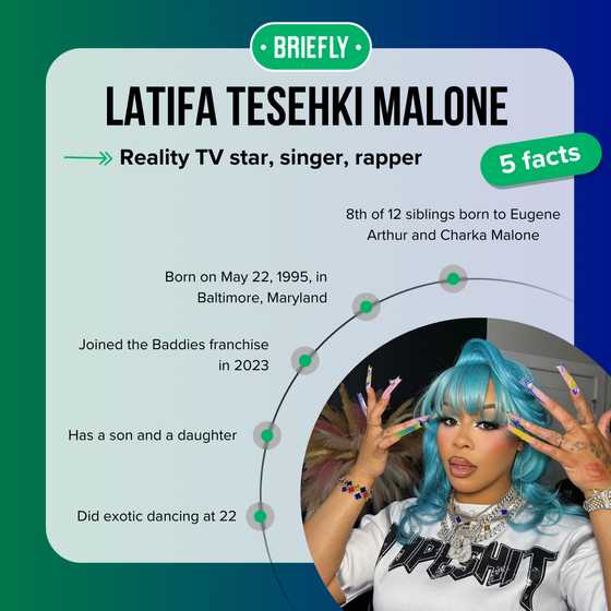 Meet Latifa Tesehki Malone: Baddies star and Chrisean Rock's sister - Briefly.co.za