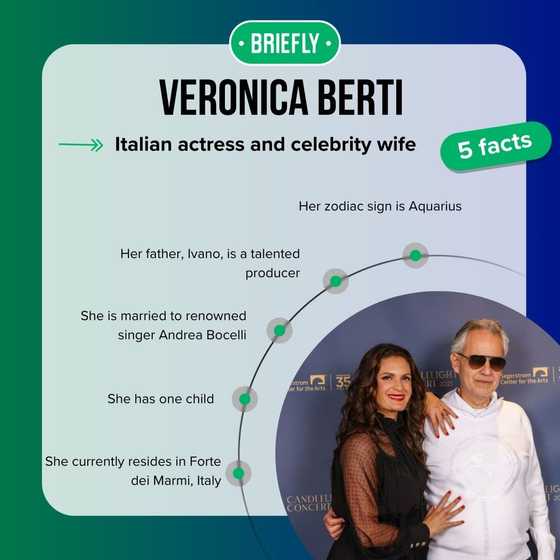 Who is Andrea Bocelli's wife? Meet the lovely Veronica Berti - Briefly ...