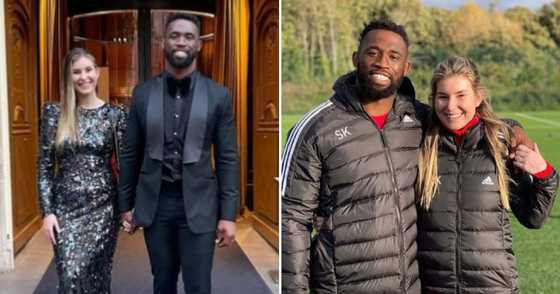 Siya Kolisi and His Gorgeous Wife Rachel Clean Up Nicely As They Take ...