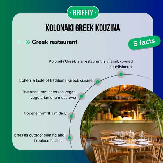 Kolonaki Greek Kouzina menu and latest prices (South Africa) - Briefly ...