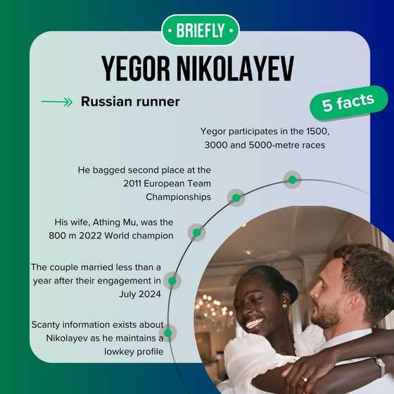 Athing Mu's husband revealed: Inside her marriage to Yegor Nikolayev - Briefly.co.za