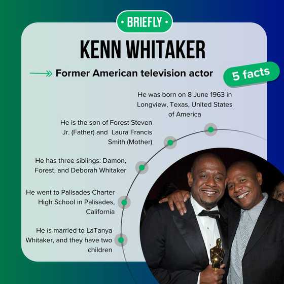 Meet Forest Whitaker's brother Kenn Whitaker: are they really twins? - Briefly.co.za