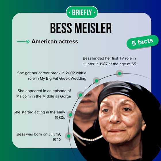 Bess Meisler: Get to know the 'My Big Fat Greek Wedding' star - Briefly ...
