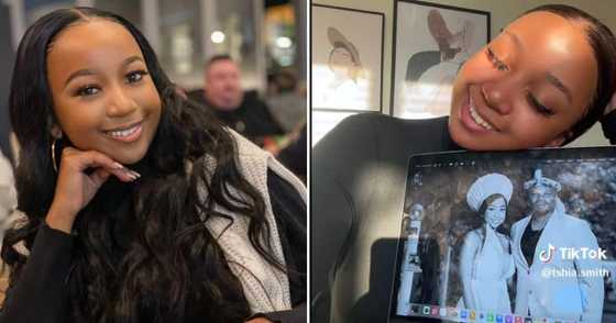 Smitten Woman Shows How She Was Distracted by Wedding Photo While ...