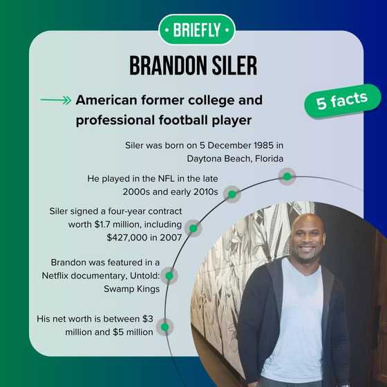 Brandon Siler's net worth today: How rich is the NFL star? - Briefly.co.za
