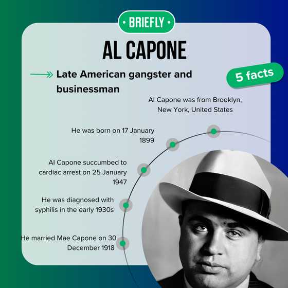 How did Al Capone get syphilis? Everything you should know - Briefly.co.za