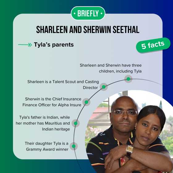 Meet Tyla's parents: All about Sharleen and Sherwin Seethal - Briefly.co.za