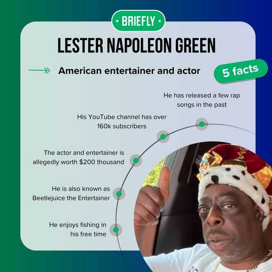 Meet Lester "Beetlejuice" Green: age, height, IQ, movies, net worth ...