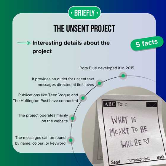 What is The Unsent Project? The key facts you should know - Briefly.co.za