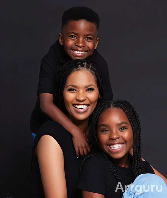 KB Mabalane and His Family Stun in Clicks ClubCard Magazine Festive ...