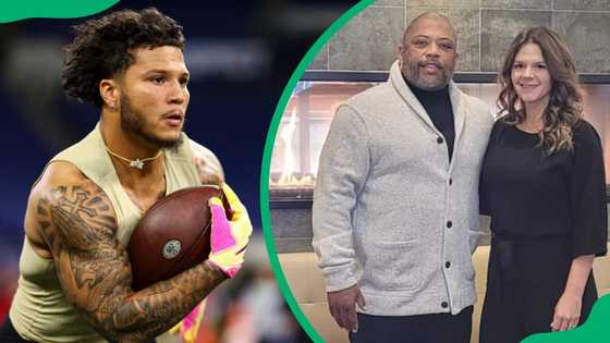 Who are Blake Corum's parents? Meet James and Christina Corum - Briefly.co.za