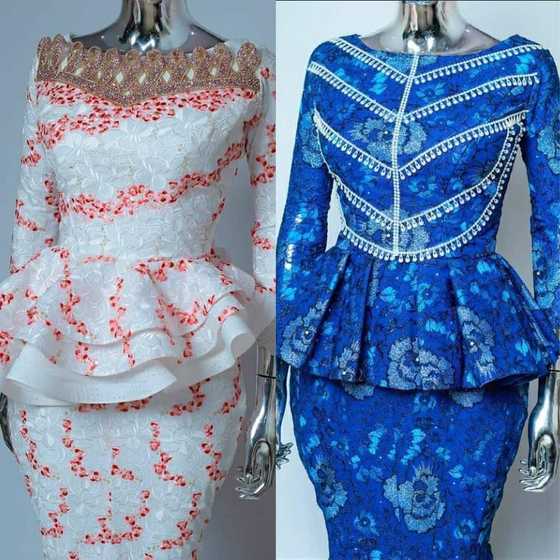 50+ trendy Slit and Kaba style designs for ladies (with images ...