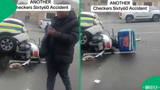 SAPS Van Collides with Checkers Sixty60 Driver, Mzansi Reacts to Tragic ...