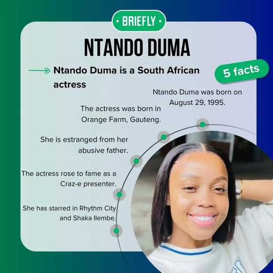 Ntando Duma's biography: Everything to know about the actress - Briefly ...