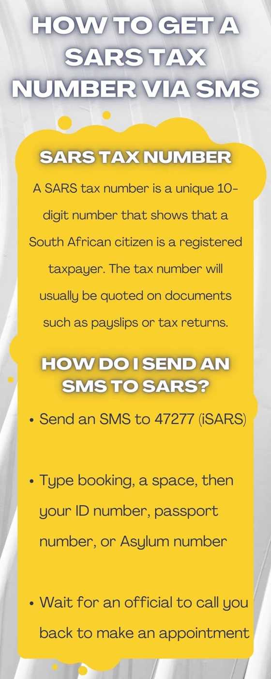 How to get a SARS tax number via SMS: Everything to know - Briefly.co.za