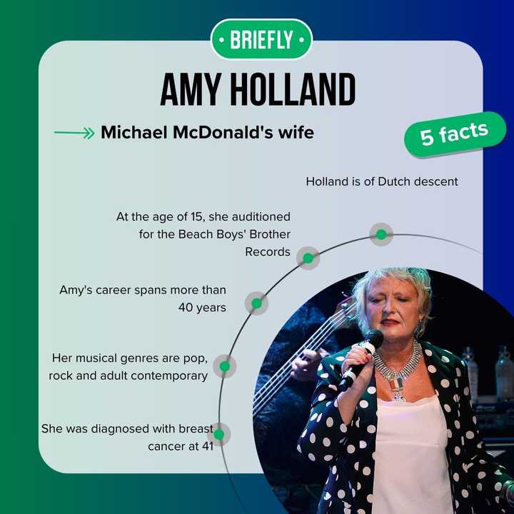 Michael McDonald's wife Amy Holland: A story of love and resilience ...