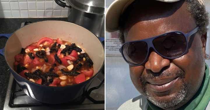 Tito Mboweni Cooks Up Delicious Mopane Worms And Spaghetti Meal” Leaves Sa Stressed Im