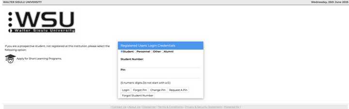 Walter Sisulu University online application 2026: requirements and ...