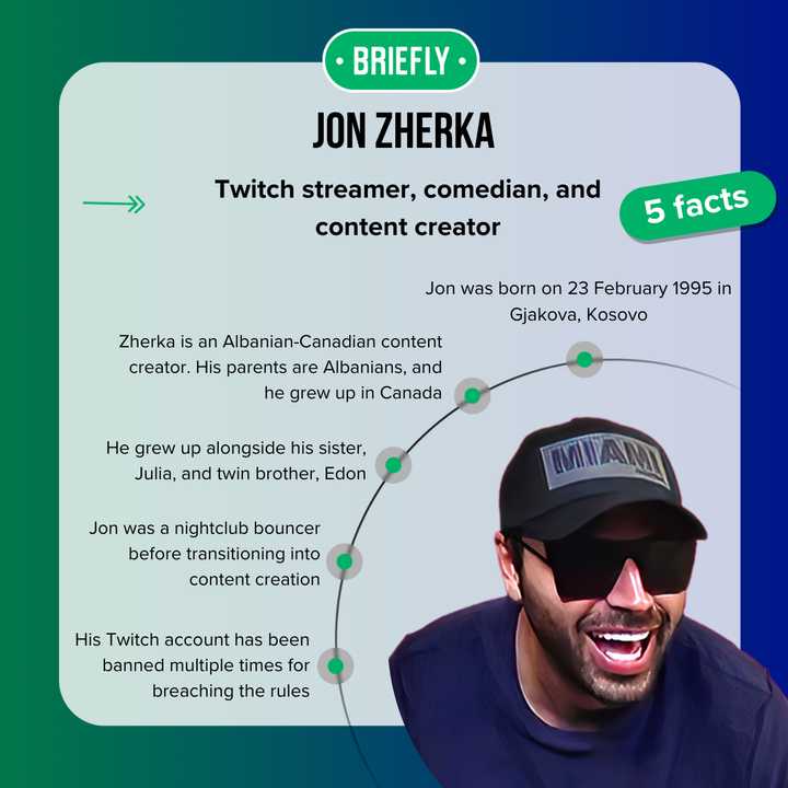 Jon Zherka's height, age, nationality, family, net worth, and more - Briefly.co.za