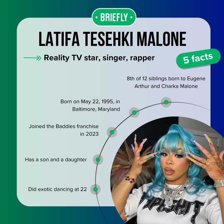 Meet Latifa Tesehki Malone: Baddies star and Chrisean Rock's sister - Briefly.co.za