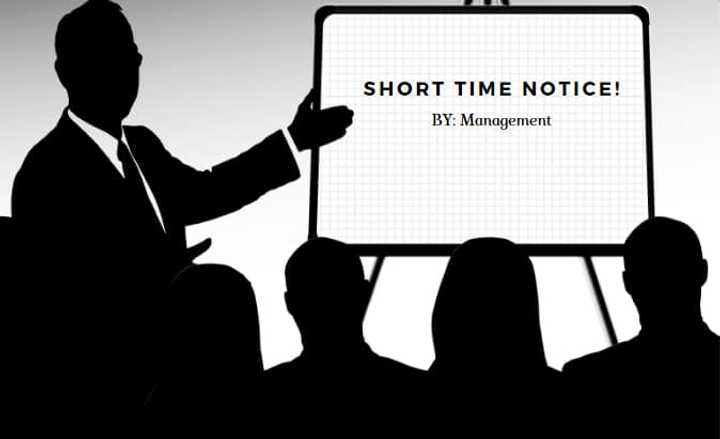 All you need to know about short time notice as an alternative to ...