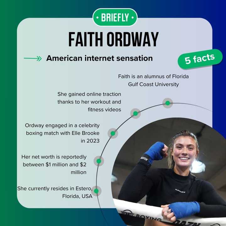 Faith Ordway’s age, height, boyfriend, net worth, boxing, full bio ...