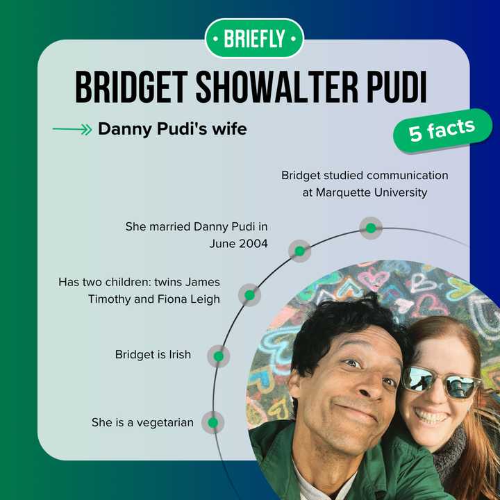 Who is Bridget Showalter Pudi? Get to know Danny Pudi's wife - Briefly ...